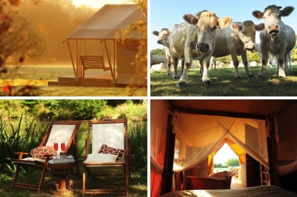 Stijlvolle glampingtenten in de Morvan verkennen